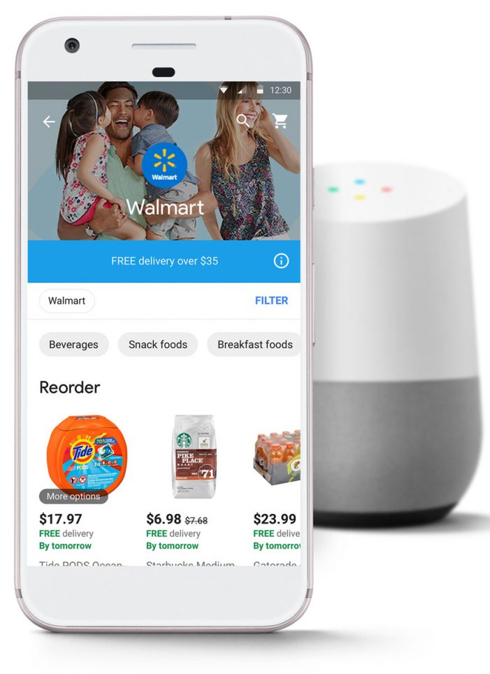 Walmart and Google team up to offer voice-enabled shopping in the US ...