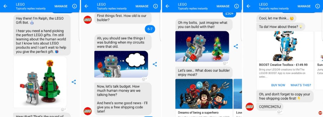 LEGO unveil Messenger chatbot to ease Christmas shopping – Lovely ...