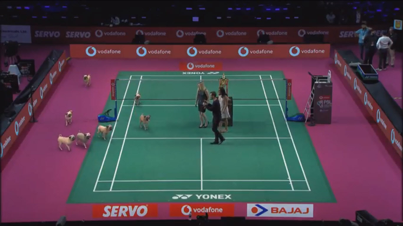 Vodafone Pug delights Premier Badminton League viewers with Augmented ...