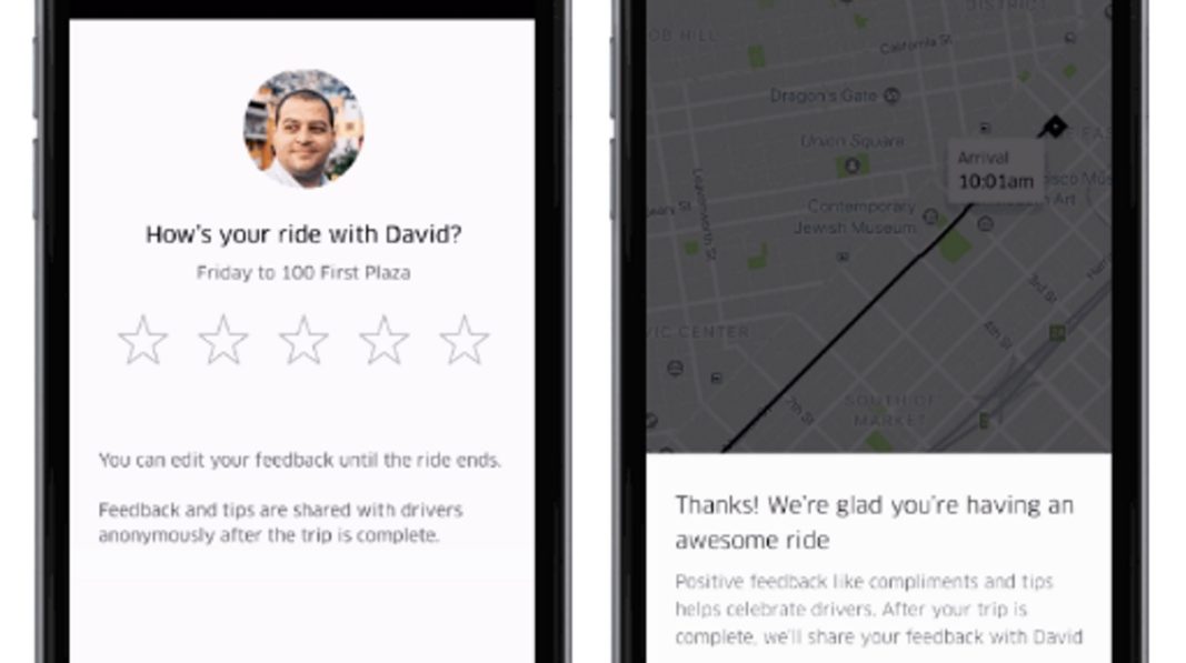 Uber now lets you rate your driver before your ride is over – Lovely ...