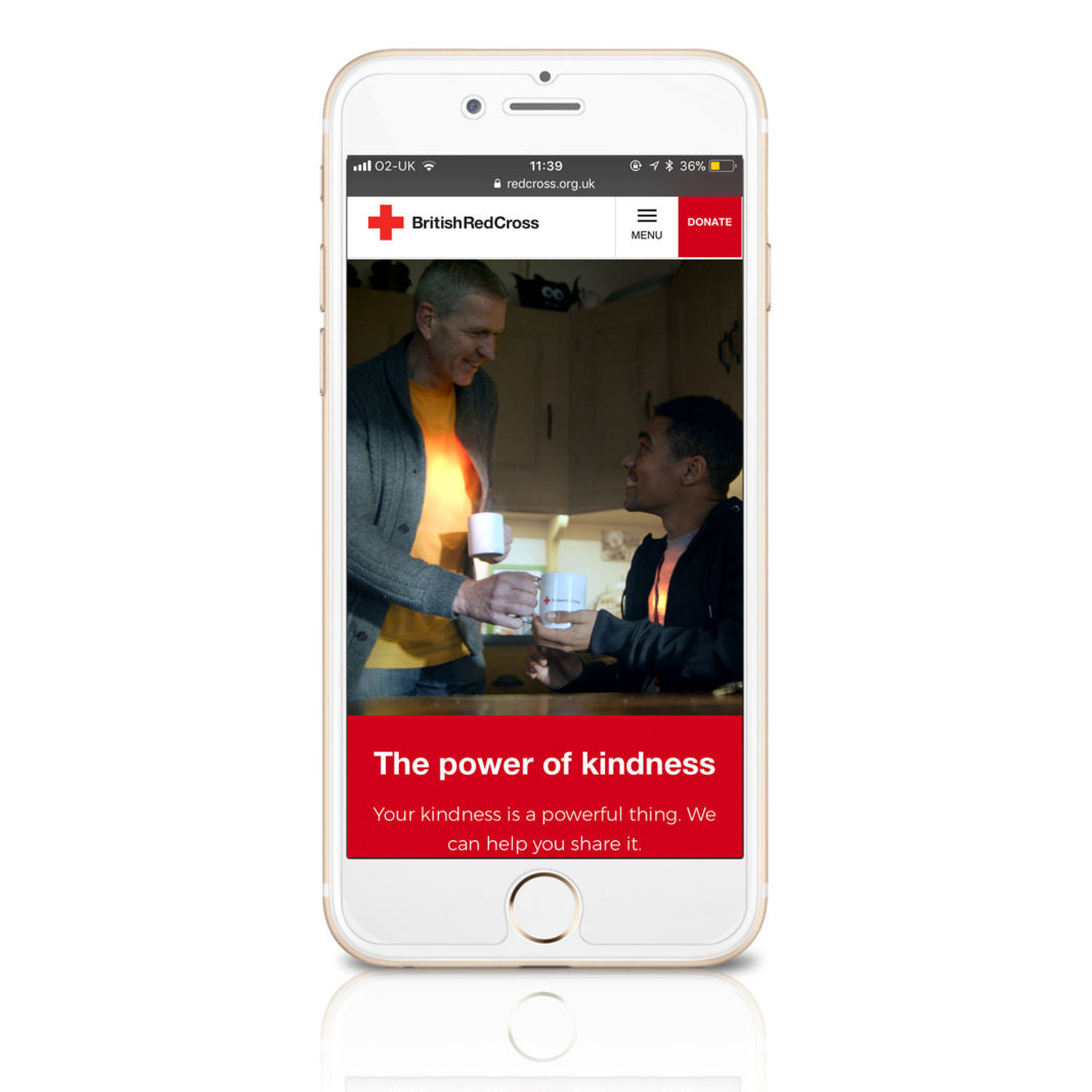Mobile to the fore in British Red Cross website redesign by Rufus ...