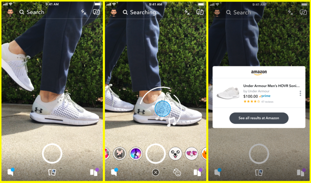 Snapchat teams with Amazon for visual search tool – Lovely Mobile News