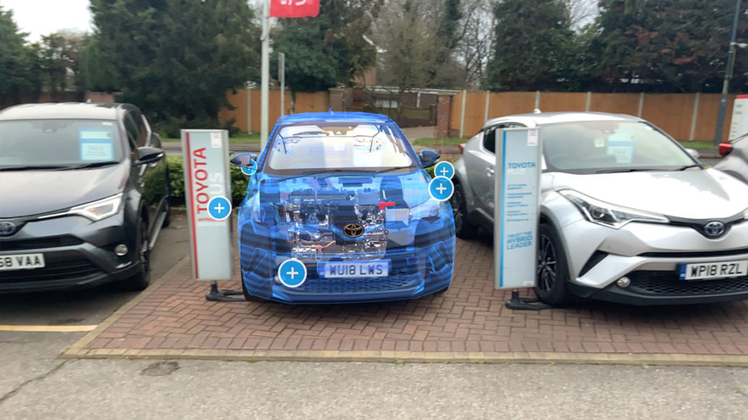 Toyota launches AR app to provide a peek inside one of its hybrid ...