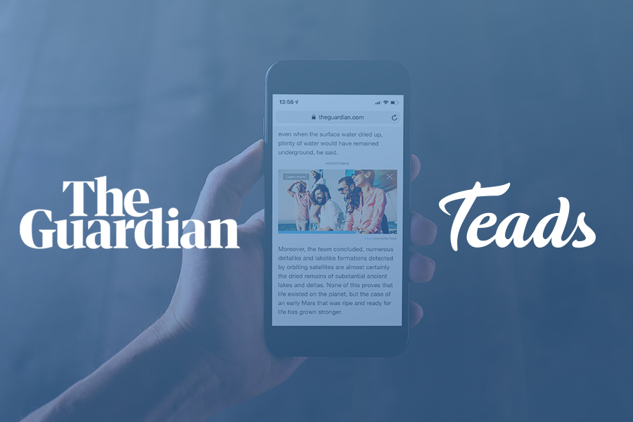 Teads signs exclusive UK and EEA partnership with Guardian News & Media ...